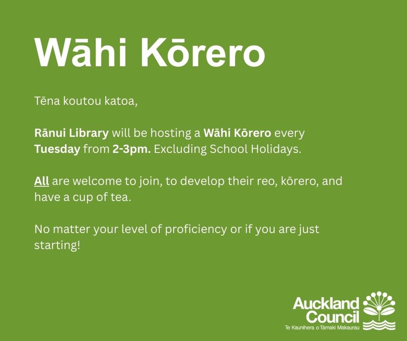 Wāhi Kōrero - OurAuckland