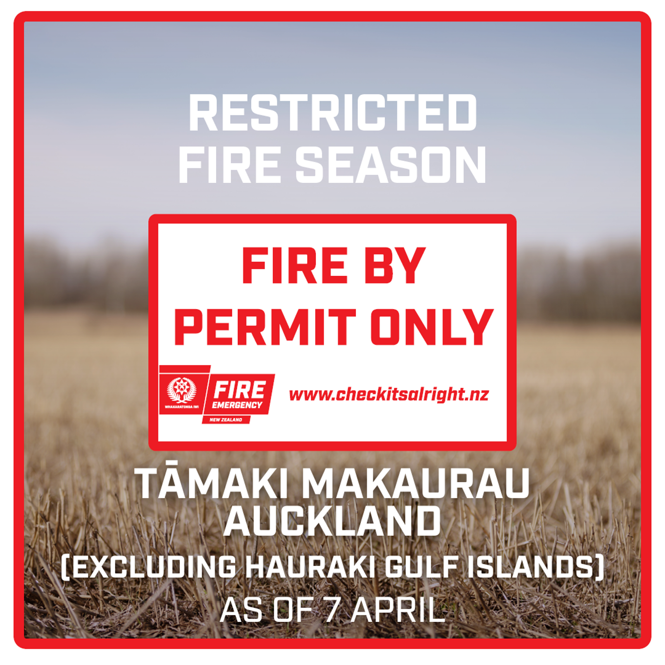Restrictions on outdoor fires ease in Tāmaki Makaurau - OurAuckland
