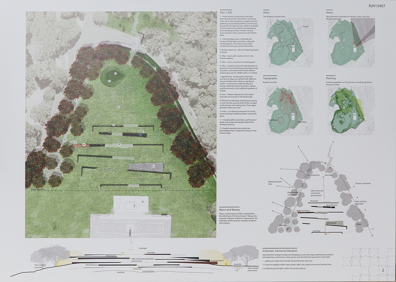 Designs for Domain memorial on display - OurAuckland