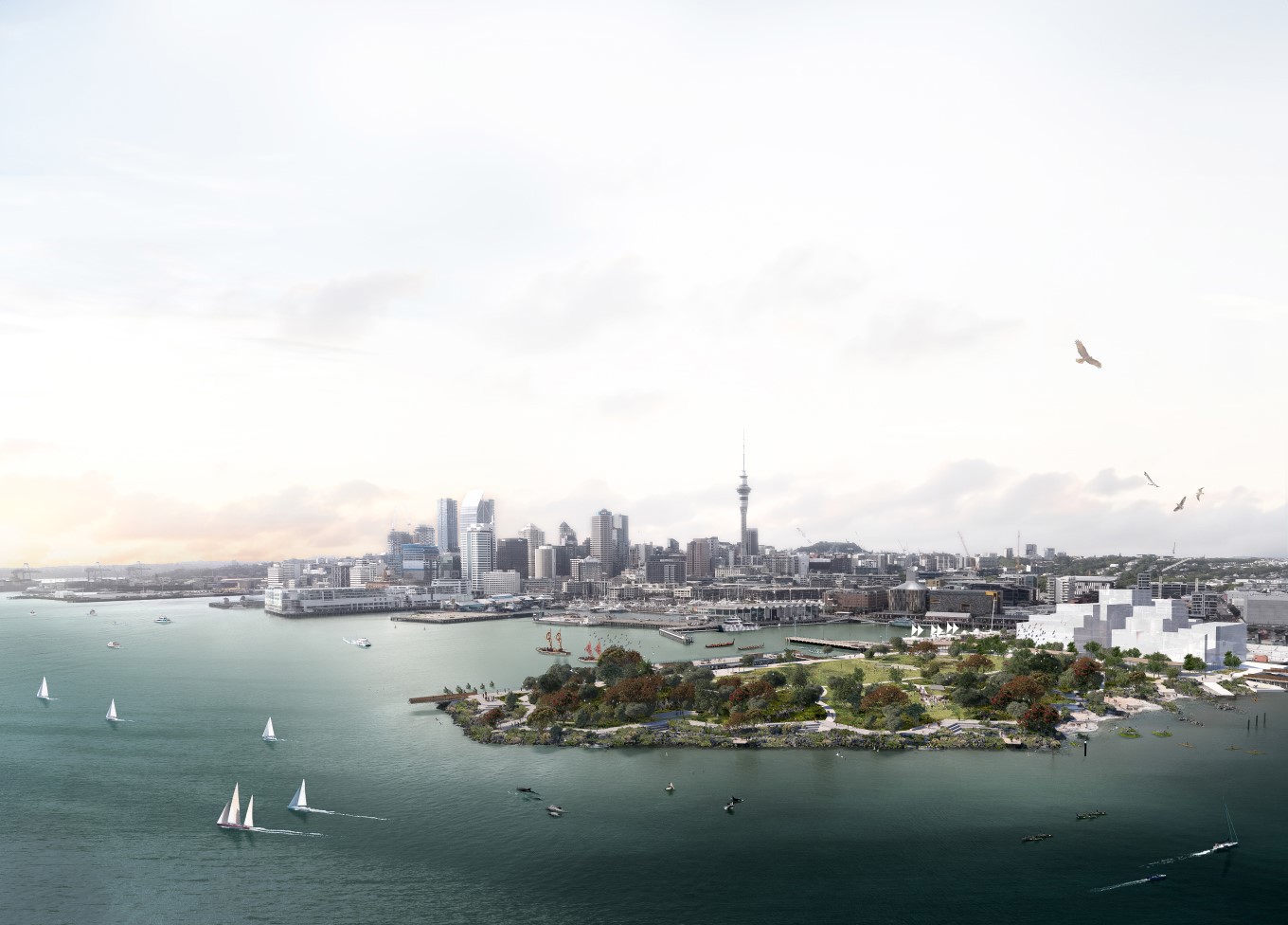 Te Ara Tukutuku vision for Wynyard Point - OurAuckland