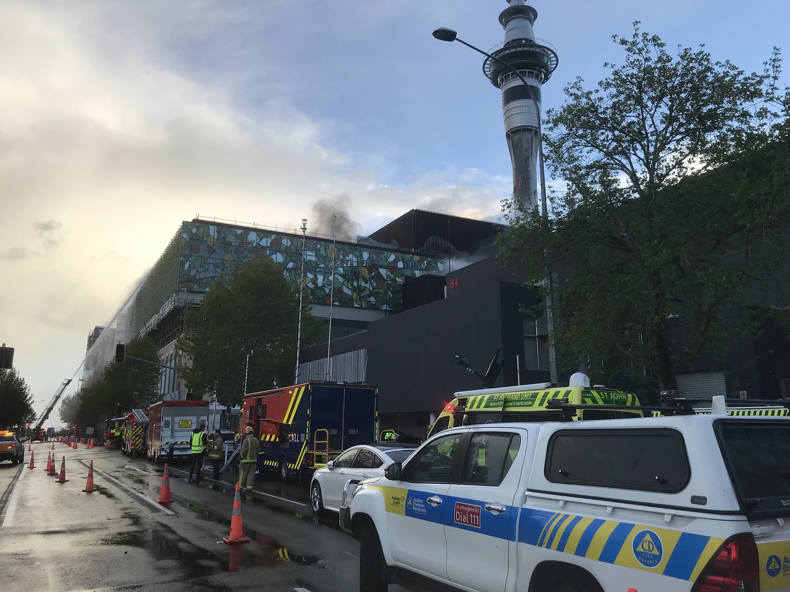 Update: Firefighters dampen hot spots - OurAuckland