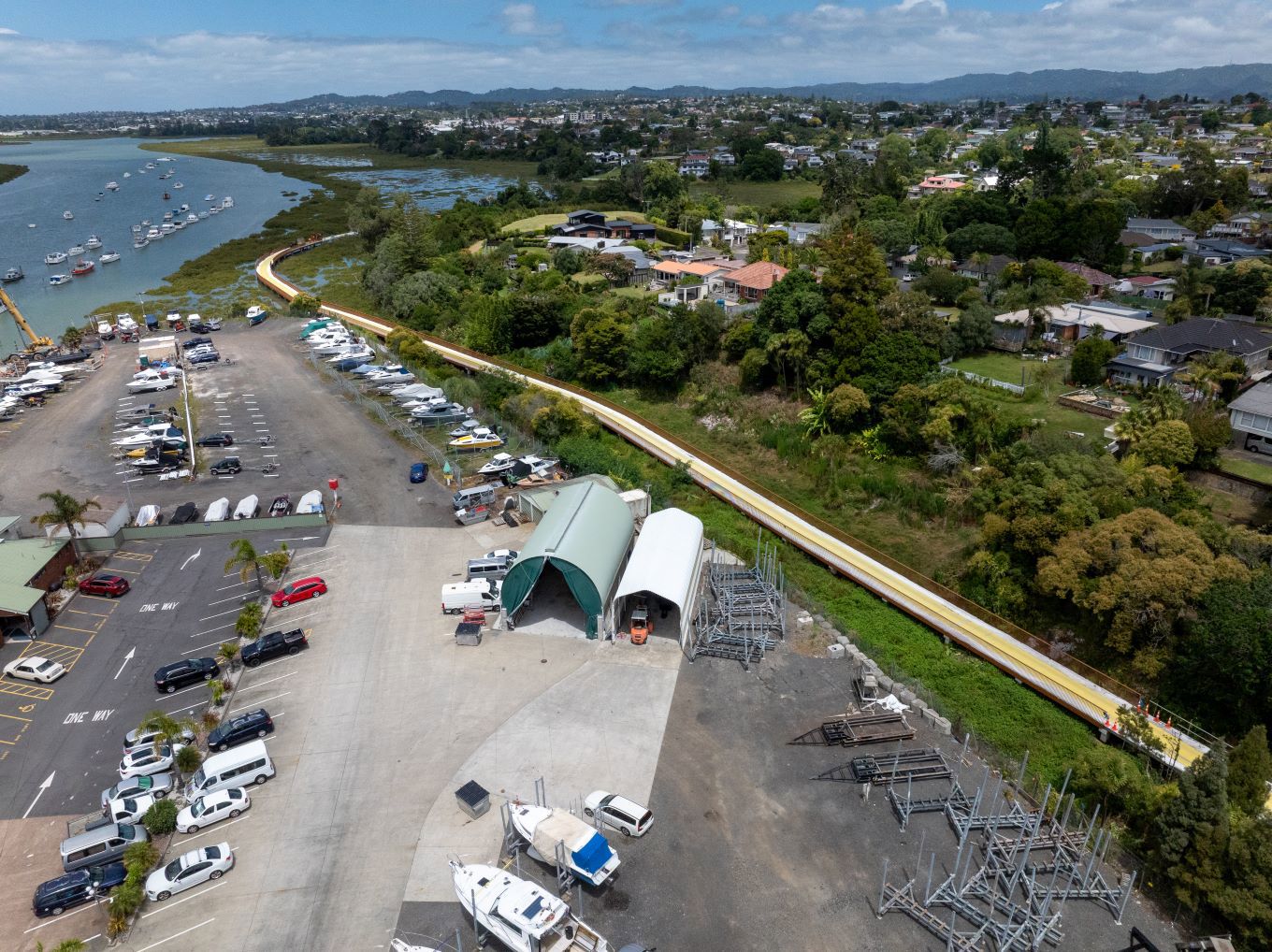 Te Whau Pathway: Photos show construction progress as milestone reached ...