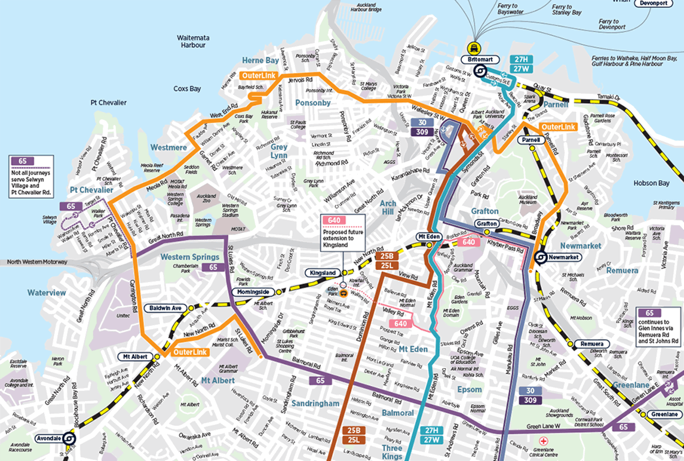 Have your say on proposed changes to the OuterLink - OurAuckland