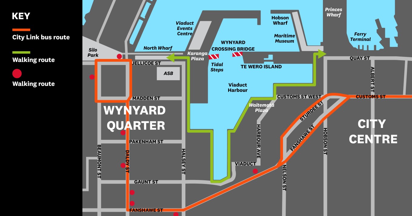 Wynyard Crossing Bridge preventative maintenance underway - OurAuckland