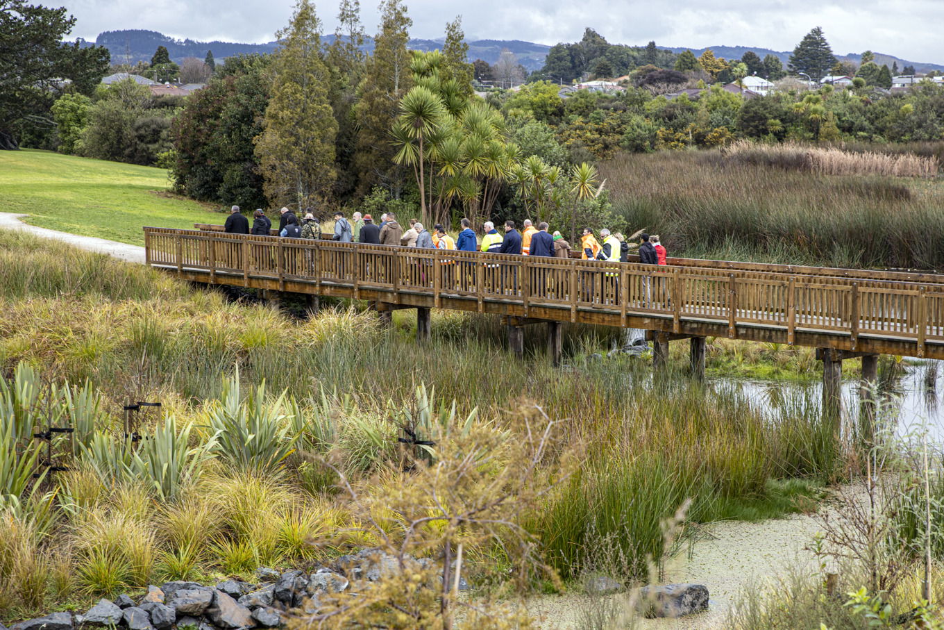 Community first as wetland amenity emerges from flood-prone swamp ...
