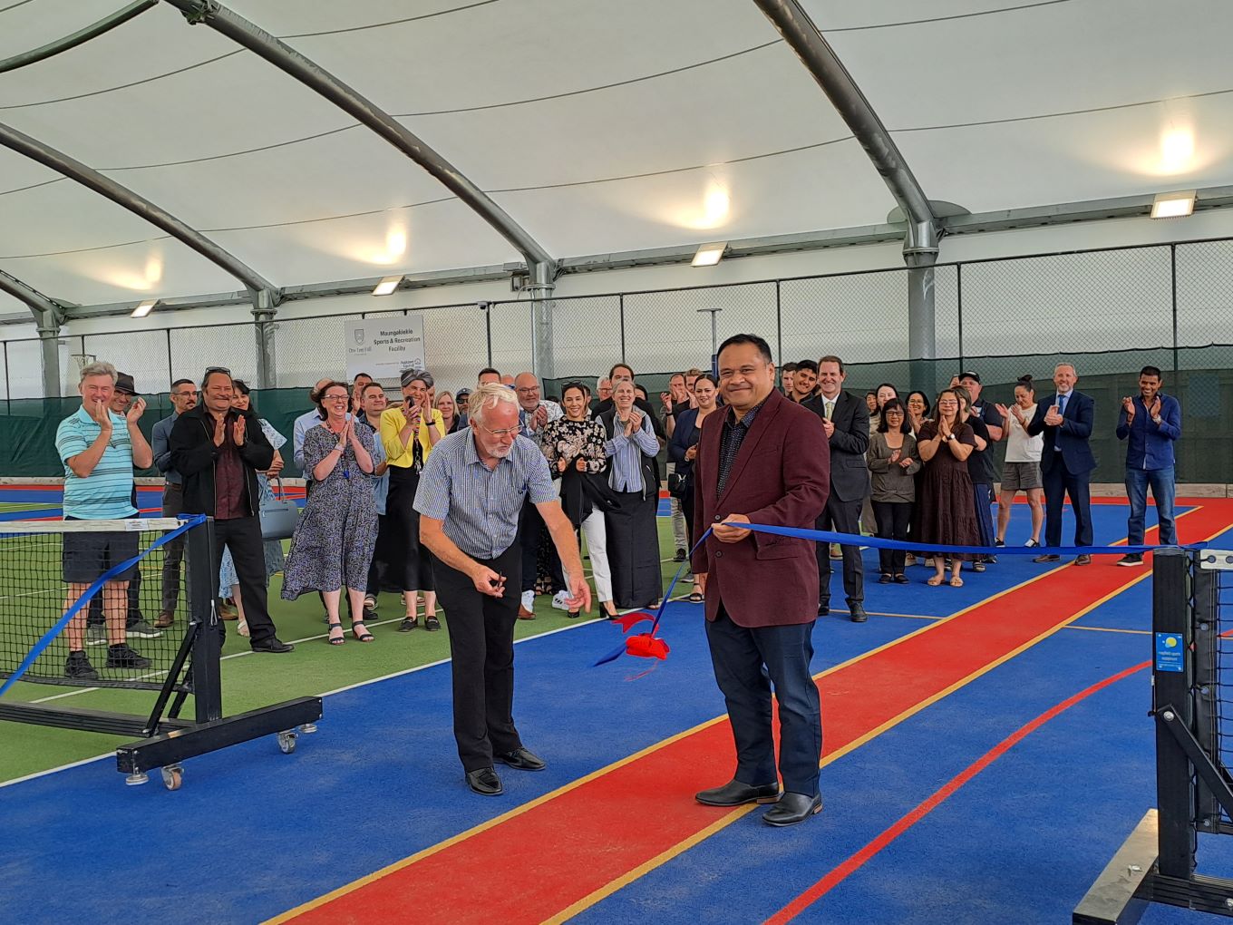 One Tree Hill College celebrates new sports canopy thanks to $1.2 ...