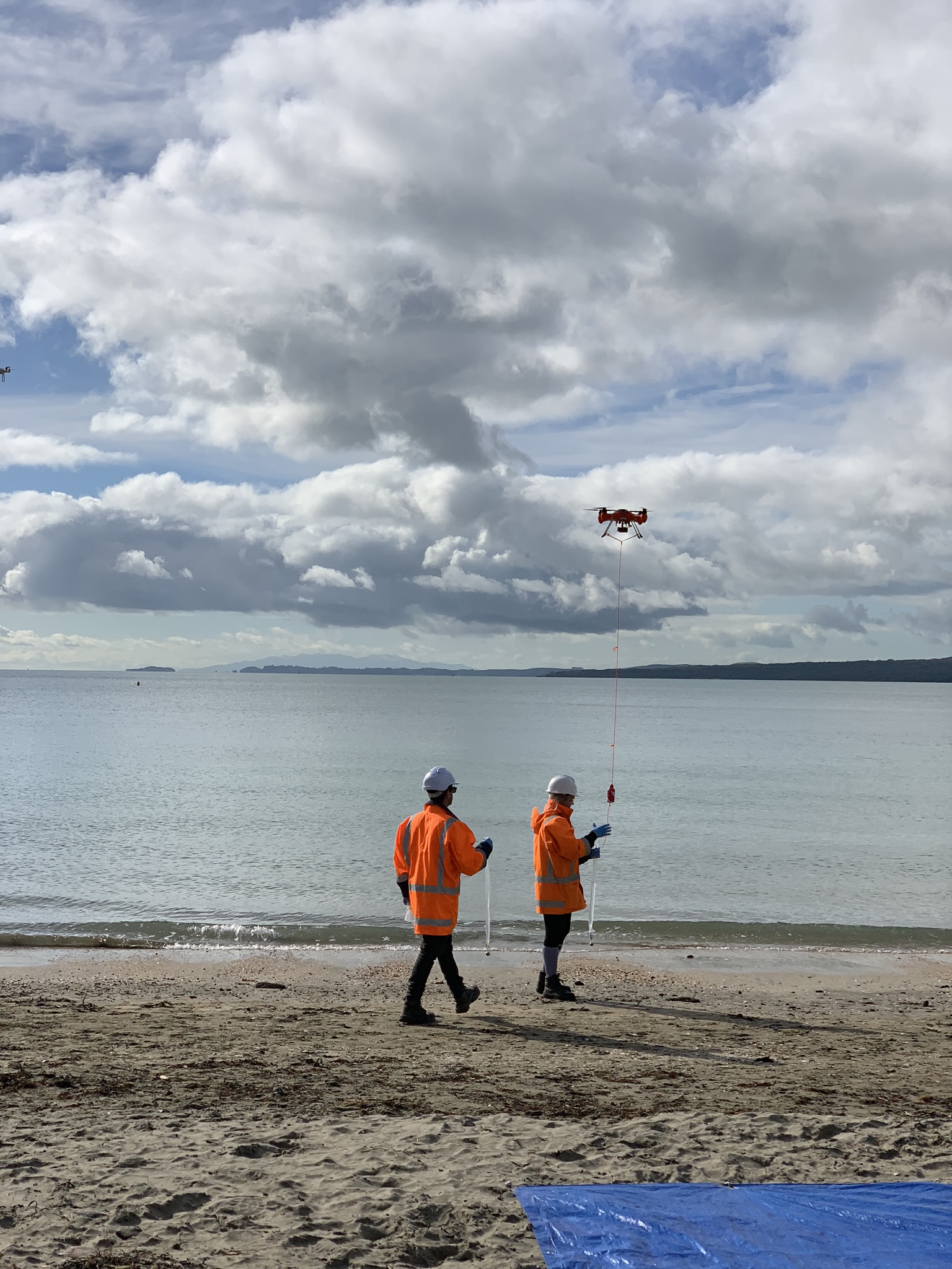 Drone swoops in to aid Safeswim water sampling - OurAuckland