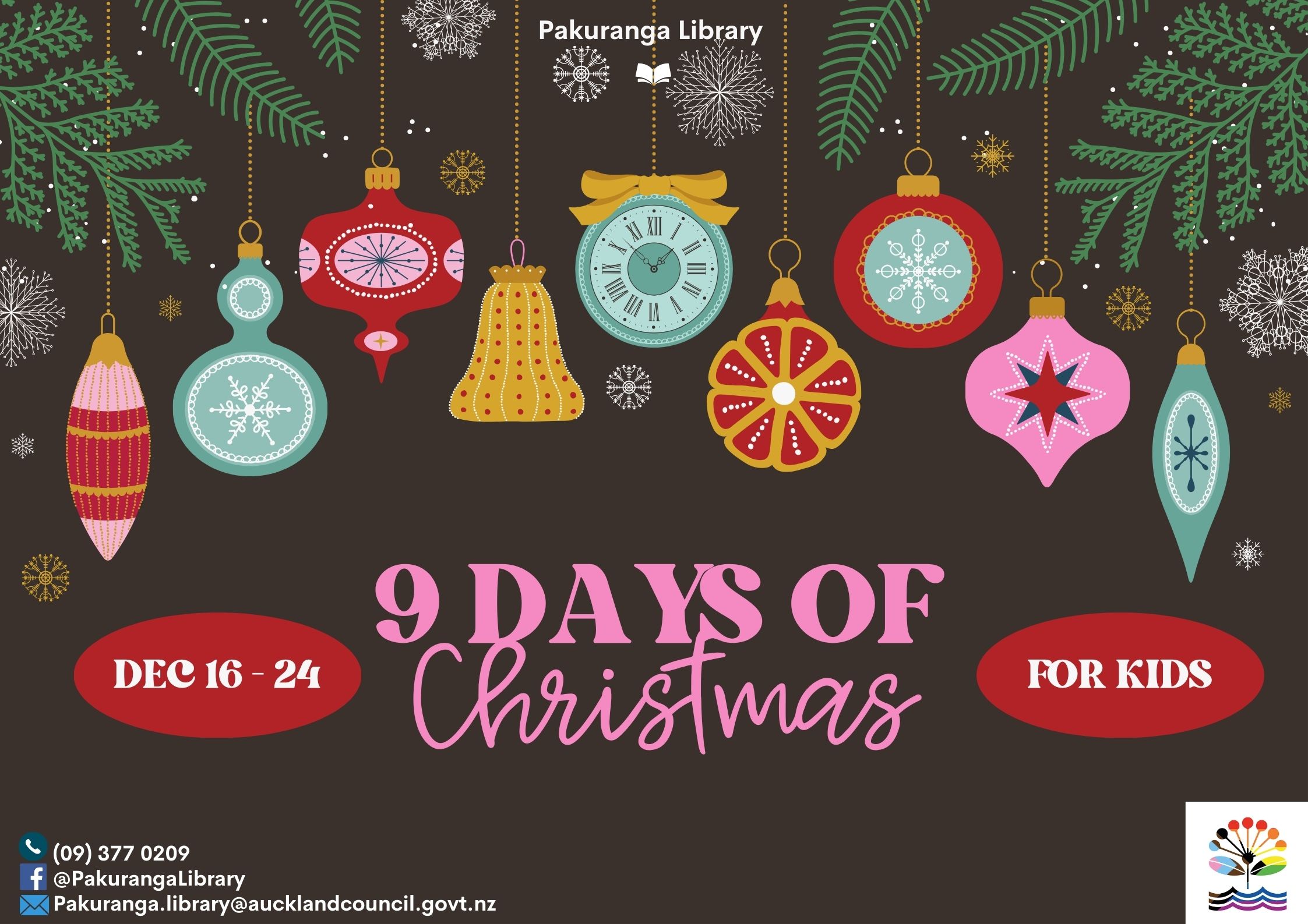 9 Days of Christmas @ Pakuranga Library - OurAuckland