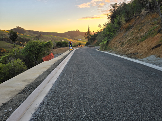 AT completes massive Ahuroa Road slip repairs in Pūhoi - OurAuckland