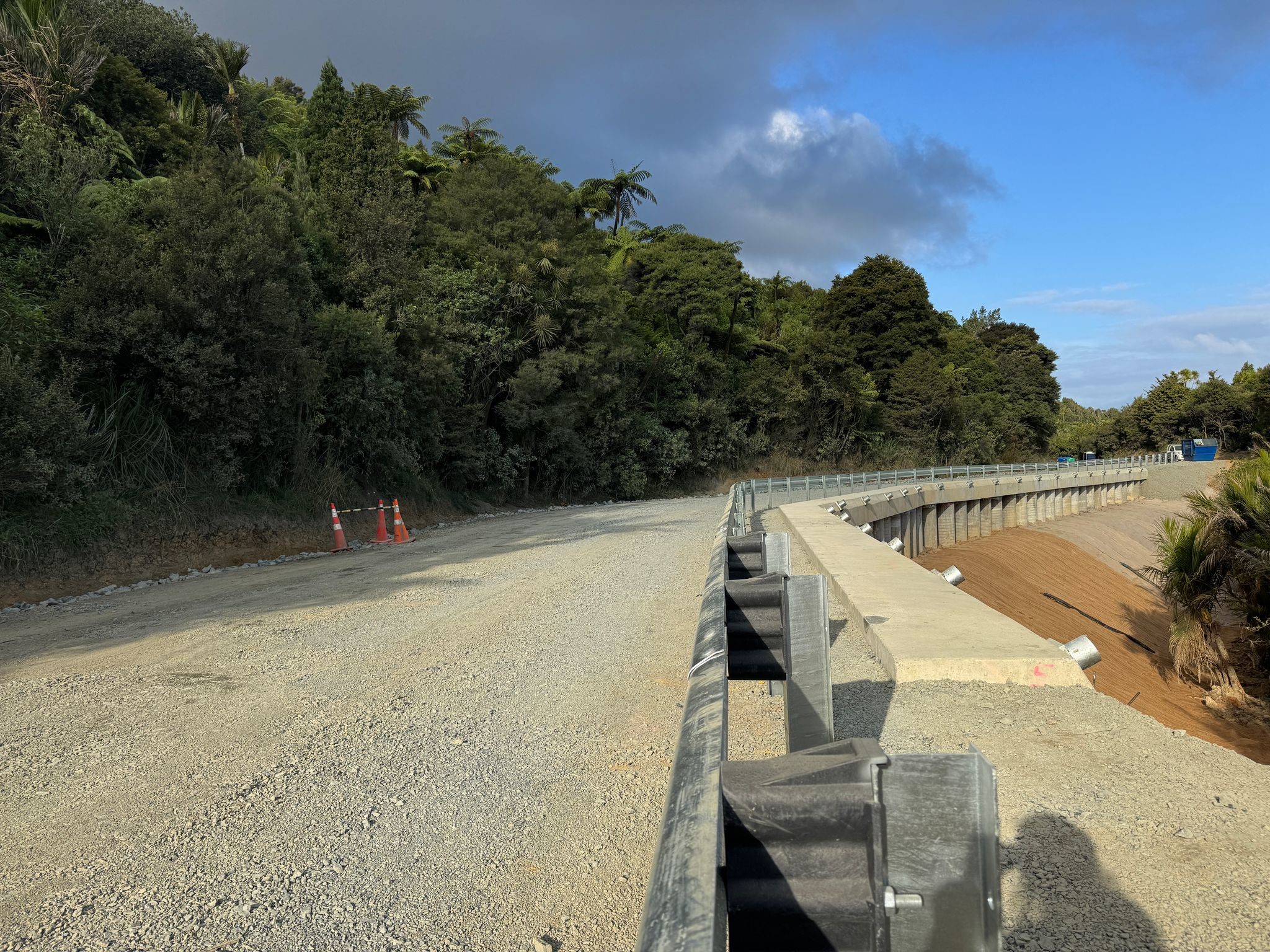 AT completes massive Ahuroa Road slip repairs in Pūhoi - OurAuckland