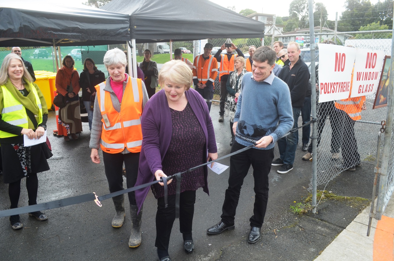 Whangaparāoa Community Recycling Centre opening - OurAuckland