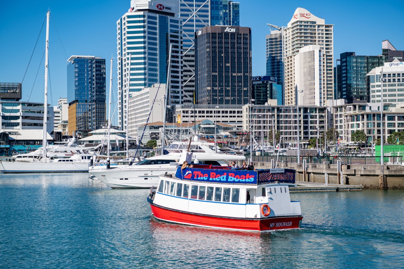 All aboard - Free Wynyard Quarter Red Boats Ferry now running seven ...