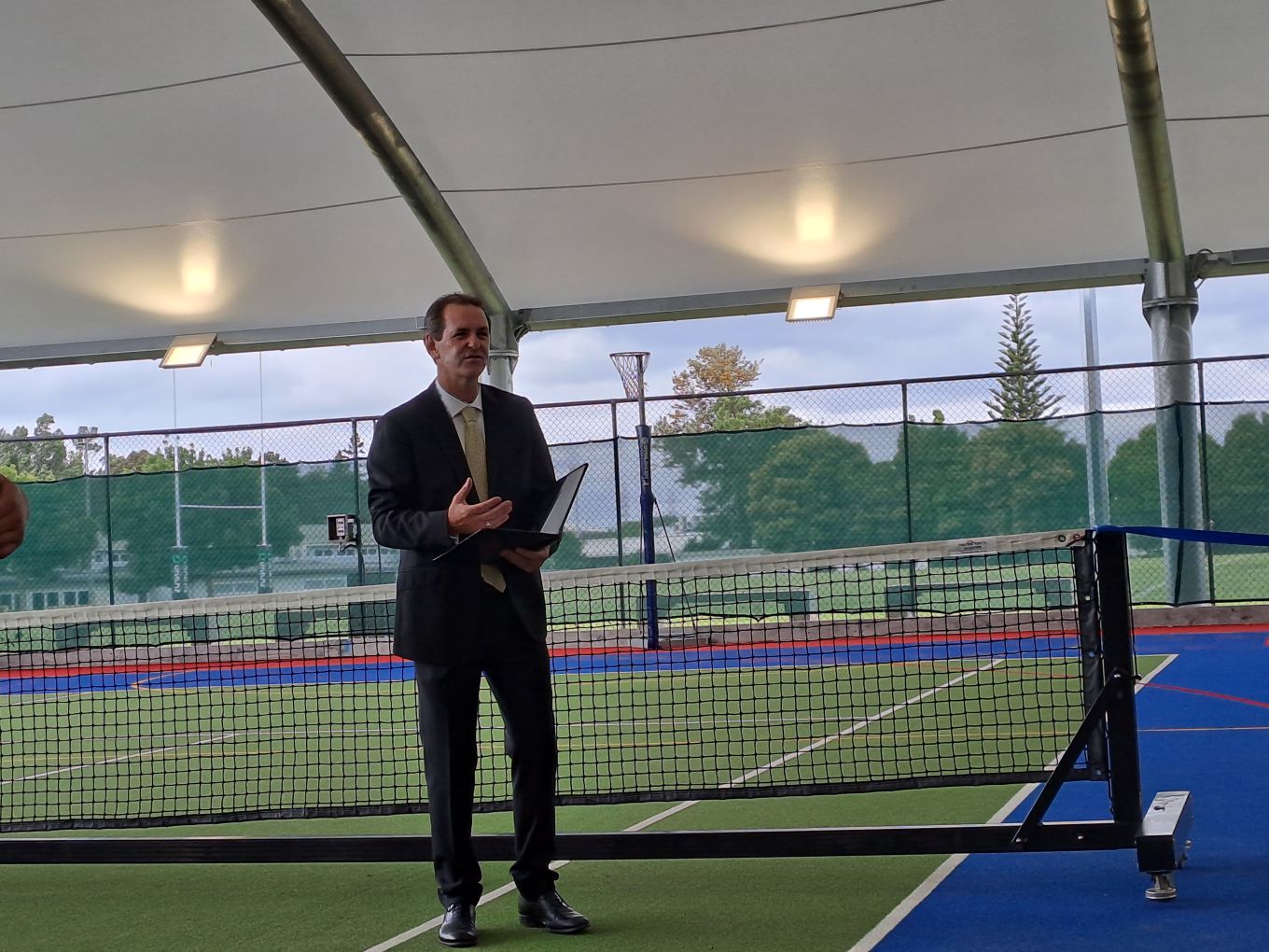 One Tree Hill College celebrates new sports canopy thanks to $1.2 ...