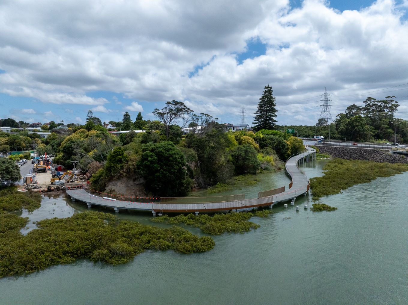 Te Whau Pathway: Photos show construction progress as milestone reached ...
