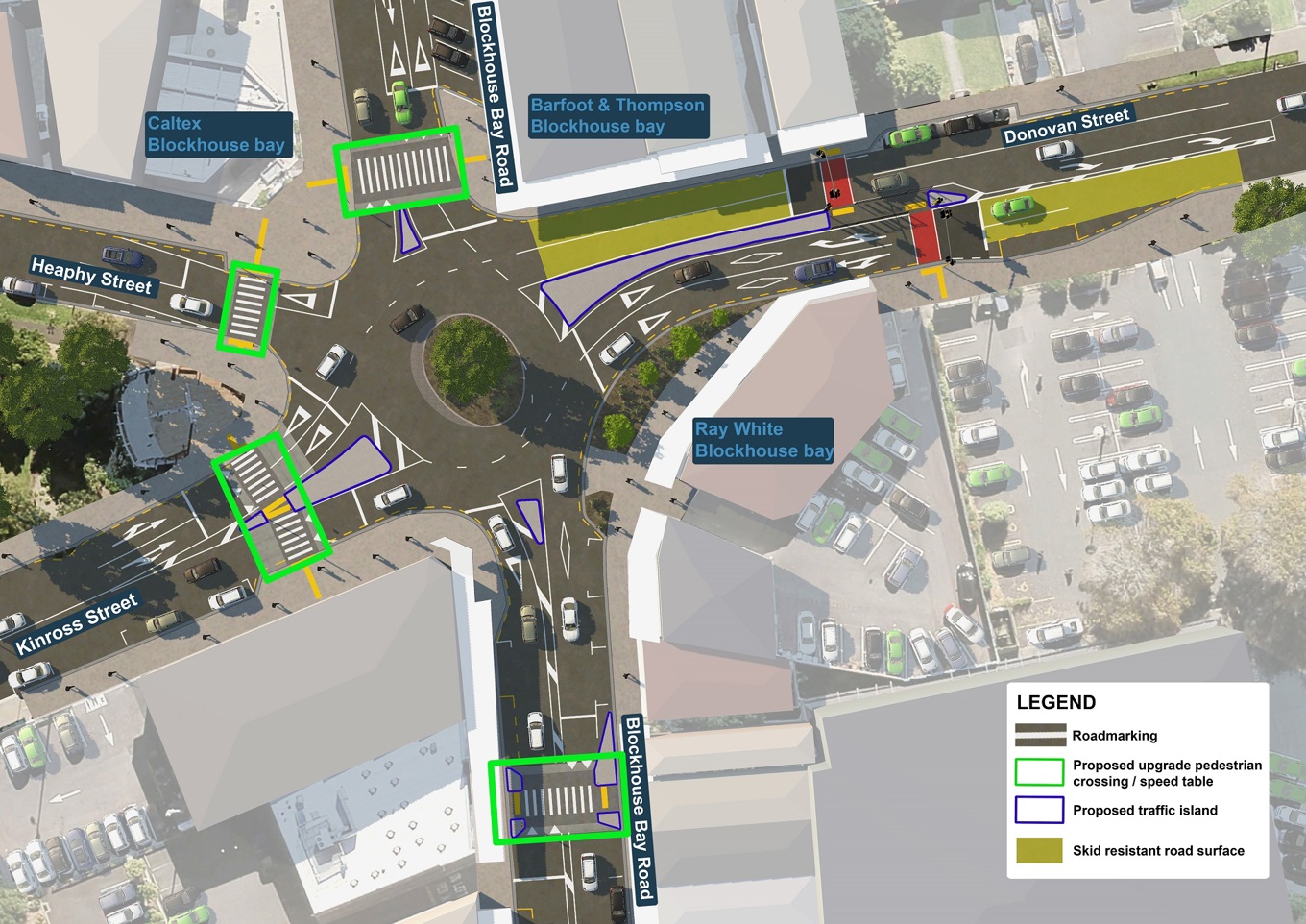Blockhouse Bay roundabout safety proposal open for feedback - OurAuckland