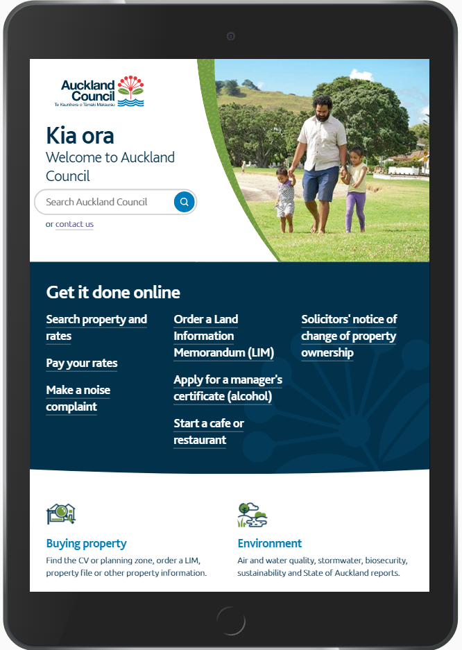 Auckland Council launches improved website - OurAuckland