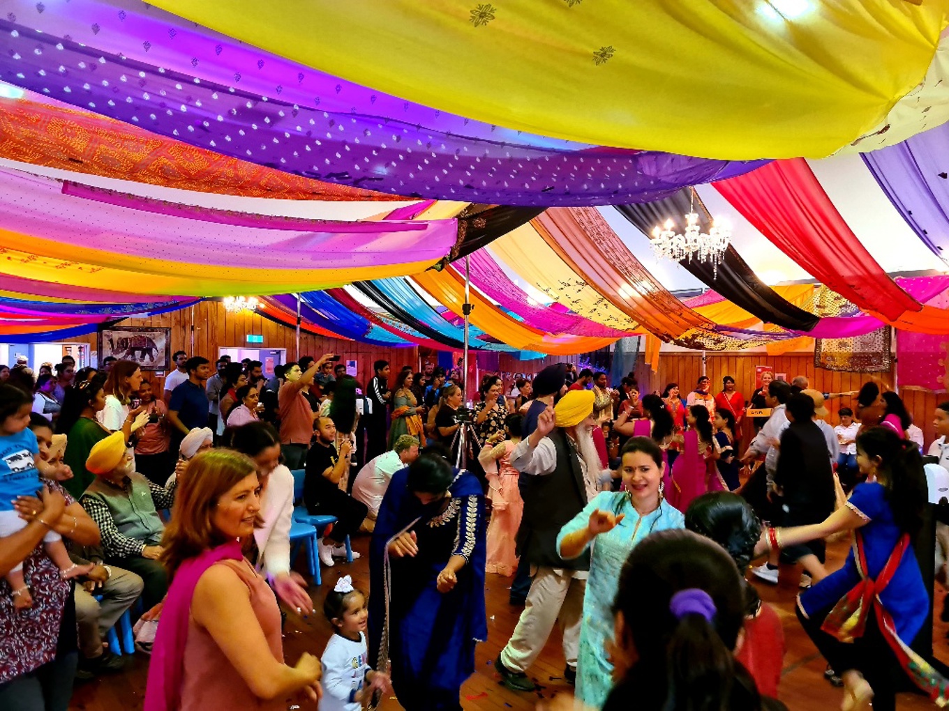 Colours of renewal light up landmarks for Diwali Festival - OurAuckland