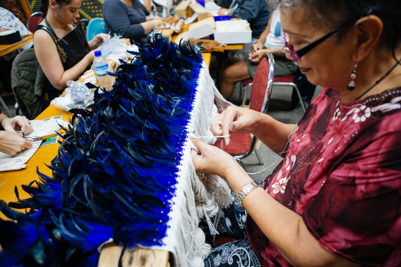 Sharing the ancient art of korowai - OurAuckland