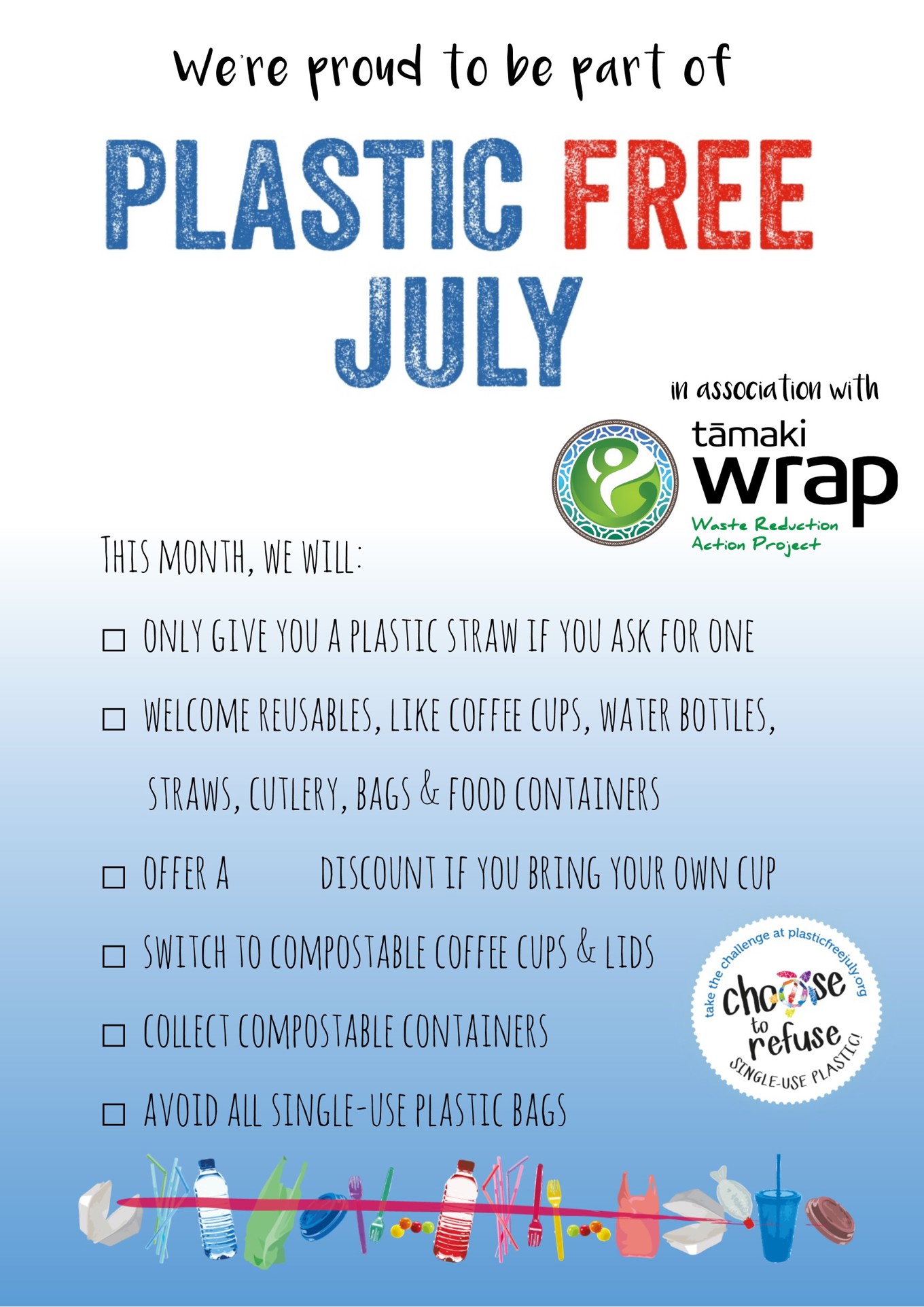 What are you doing for Plastic Free July? - OurAuckland