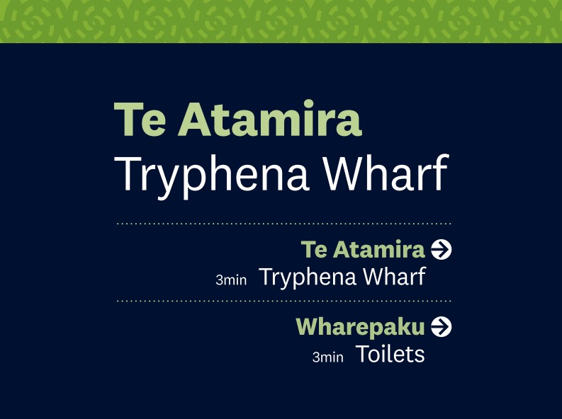 Signs on point for Tryphena Coastal Trail - OurAuckland