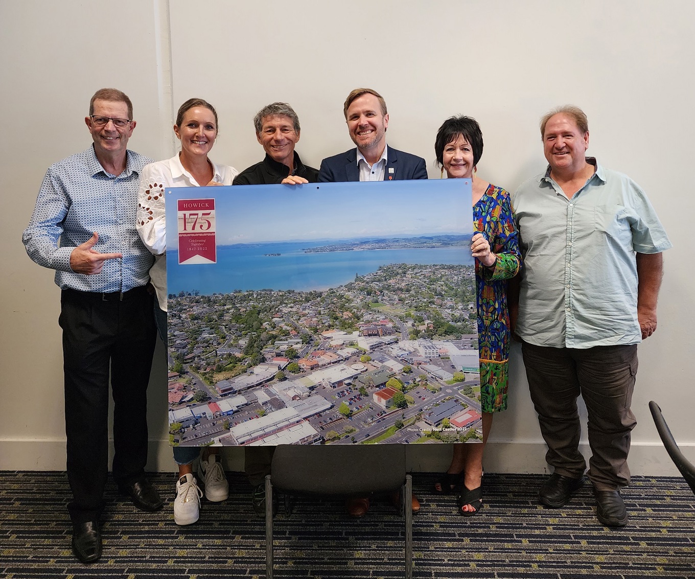 Aerial photo gifted to Howick Local Board for 175th support - OurAuckland