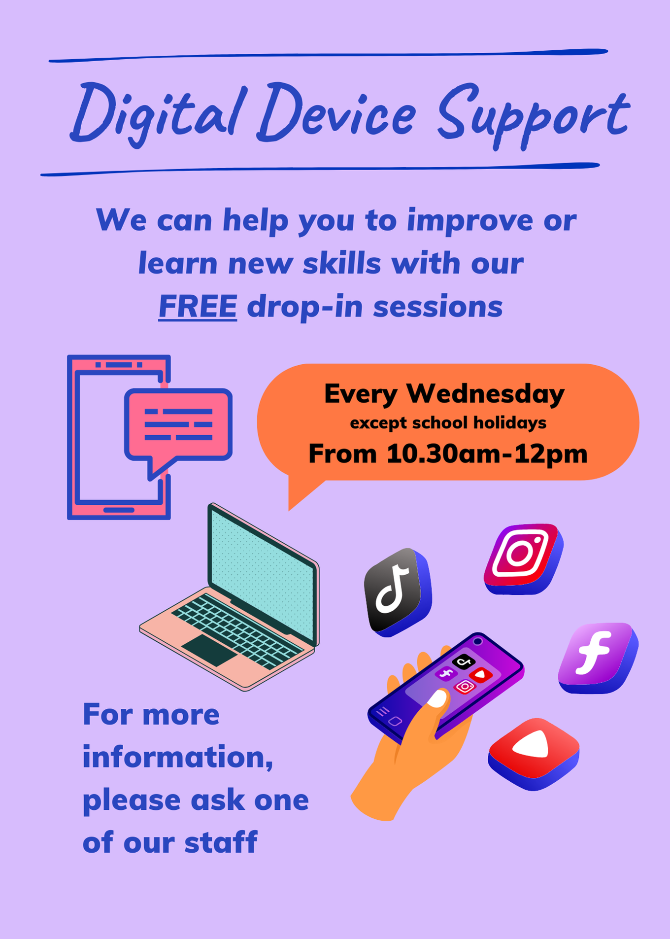 Digital Drop-in @ Rānui Library - OurAuckland
