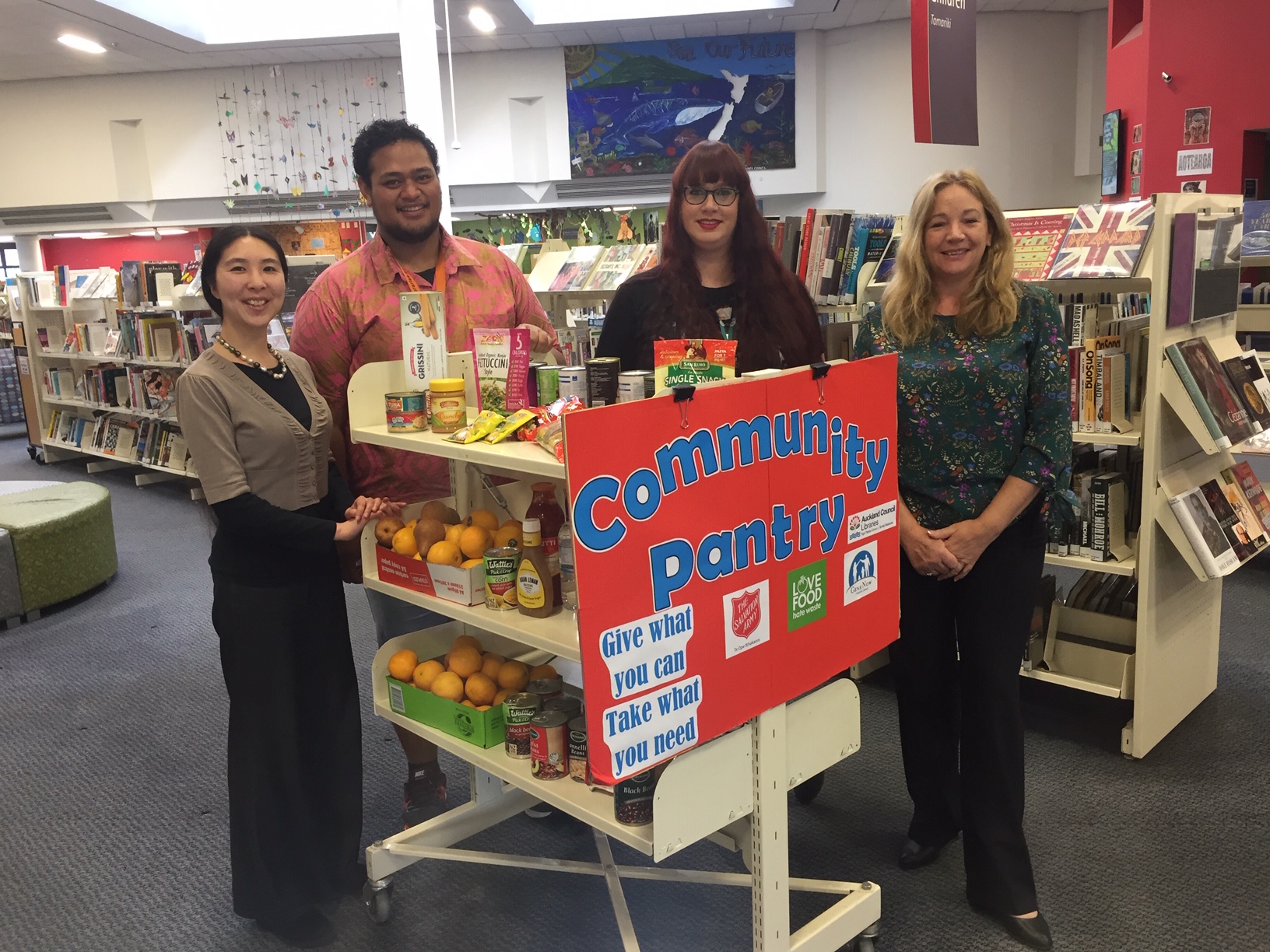 Panmure Library hosts community pantry - OurAuckland