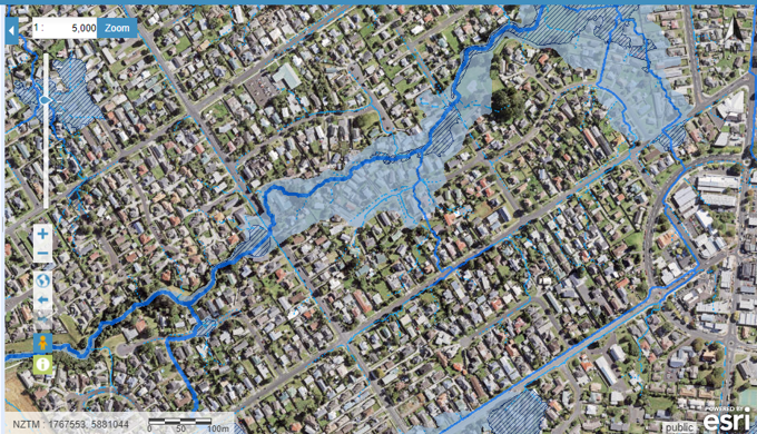 Stormwater pipe networks during a flood event - OurAuckland